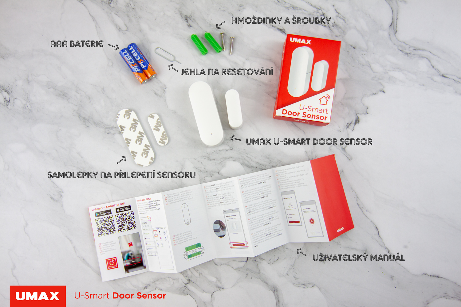 Umax U-Smart Wifi Door Sensor | CQE.CZ