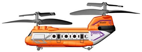 85653 Helikoptéra X-Rotor:PicooZ Tandem Z-1 | CQE.CZ