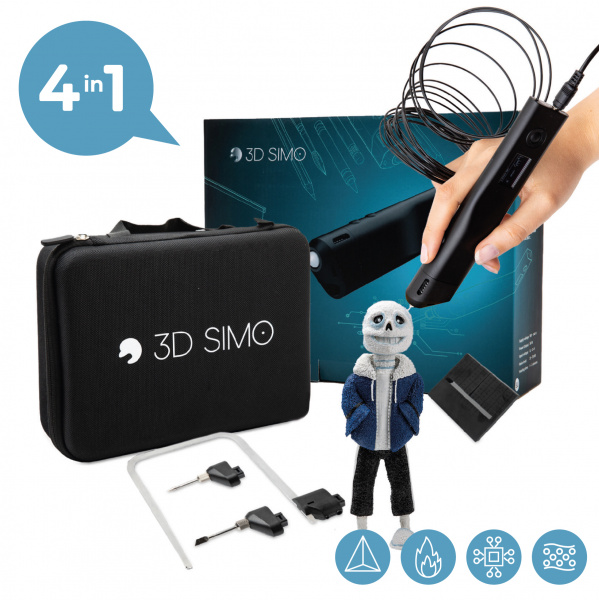 3D pero - 3Dsimo MultiPro 2 (4 nástavce) | CQE.CZ